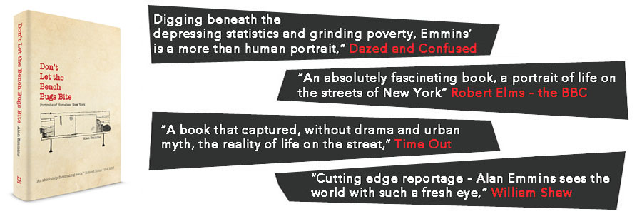 Bench Bugs – Homeless in New York – Alan Emmins